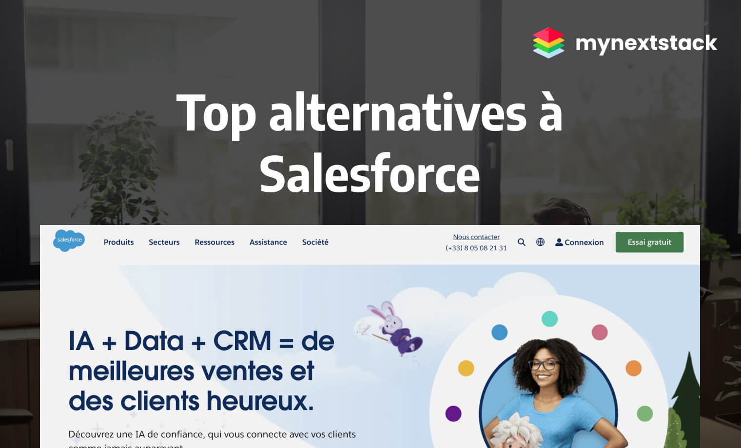 Top 10 meilleures alternatives à Salesforce - mynextstack